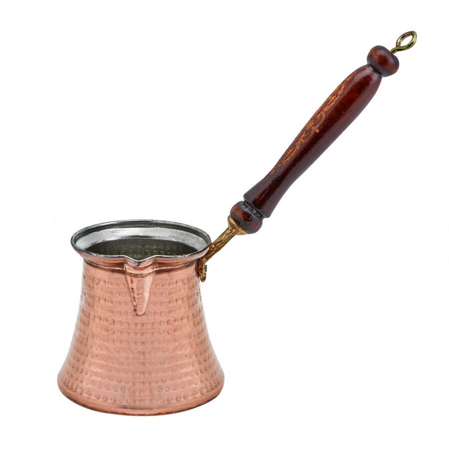 KARACA ANTIK Large Copper Coffee Pot Set BAKIR CEZVE LARGE – Urla Bakkal